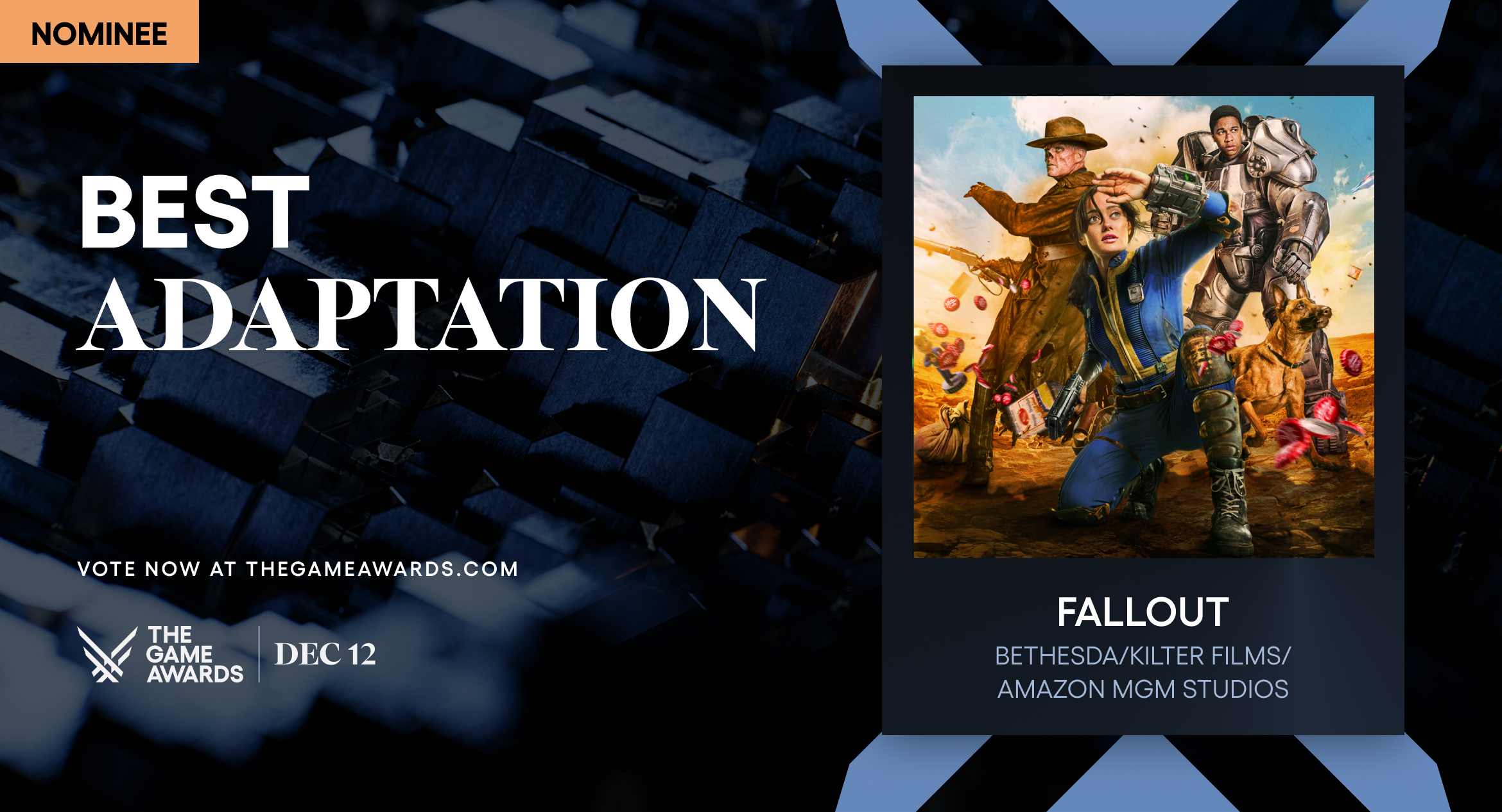 I just cast my VOTE for FALLOUT!