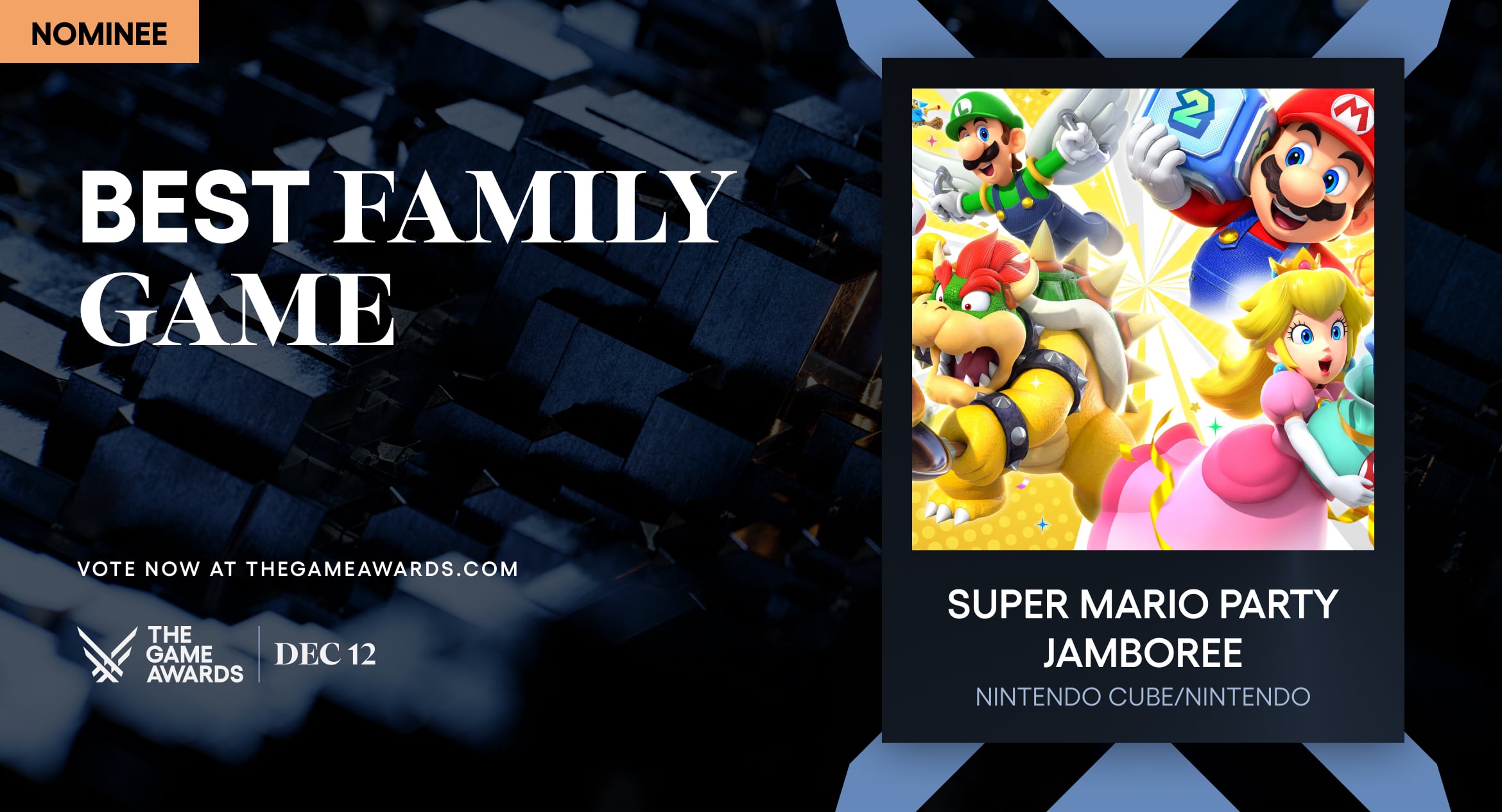 I just cast my VOTE for SUPER MARIO PARTY JAMBOREE!