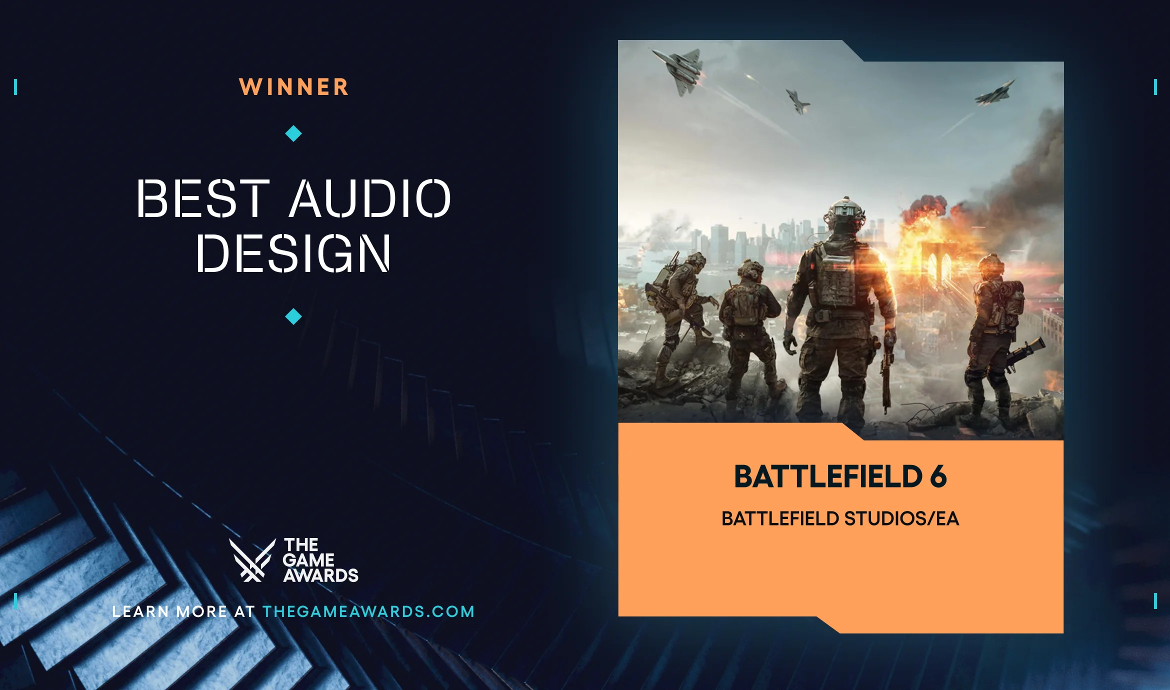 Best Audio Design | Winners | The Game Awards